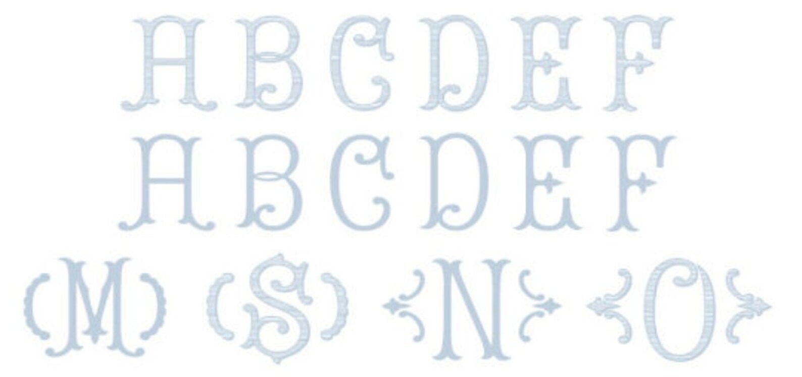 Table Runner With Romanesque Monogram and Holiday Frame Decor ...