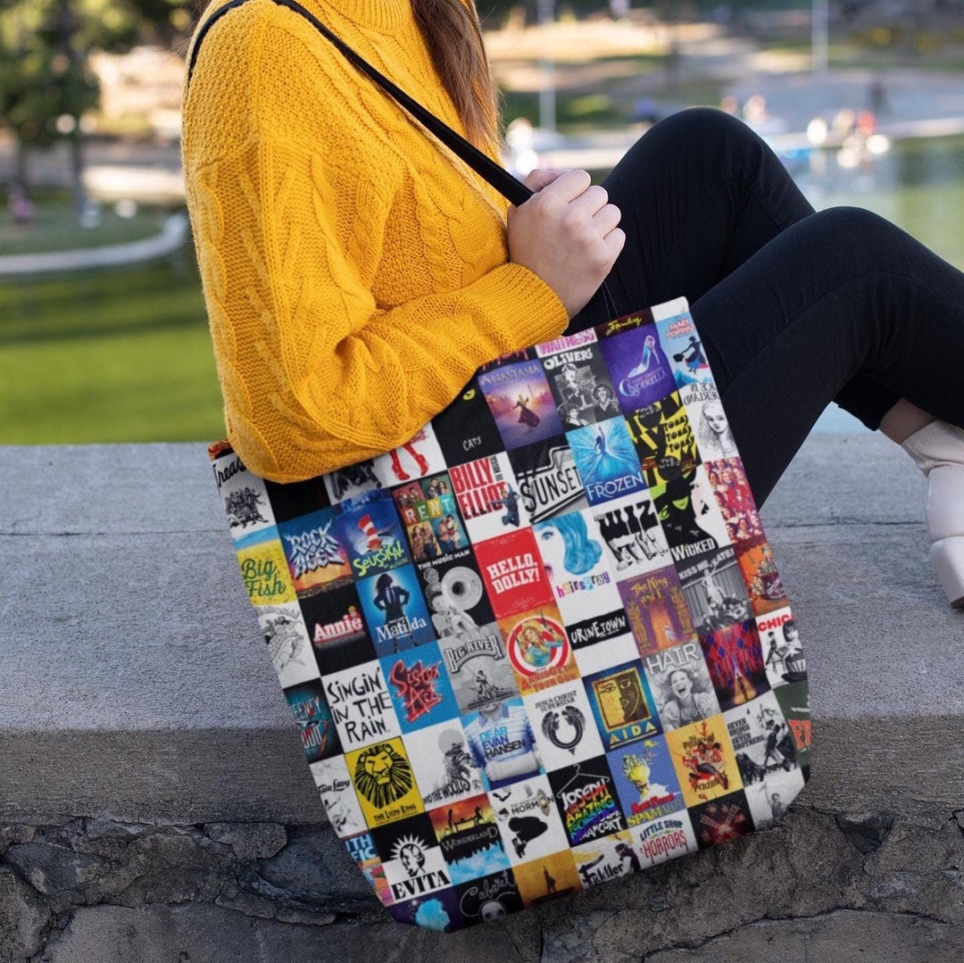 Broadway Playbills Tote Bag: Musical Theater Lover Gift - Etsy