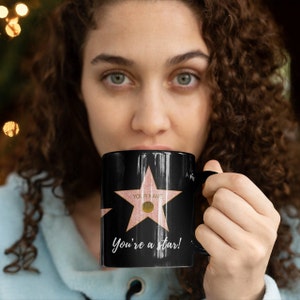 Personalized Hollywood Star Mug: You're a Star Gift - Etsy
