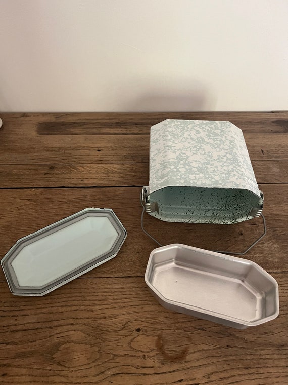1950s French Gamelle / Construction Lunch Box - Gem