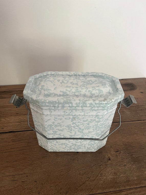 1950s French Gamelle / Construction Lunch Box - Gem