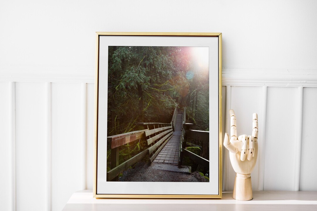 Colliery Dam Bridge: Vancouver Island Nature Photography - Etsy