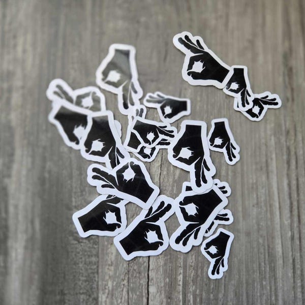 Hand Cut Stickers - Etsy