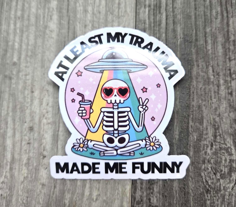 Funny Sarcastic Sticker Set: Dark Humor Vinyl Decals - Etsy