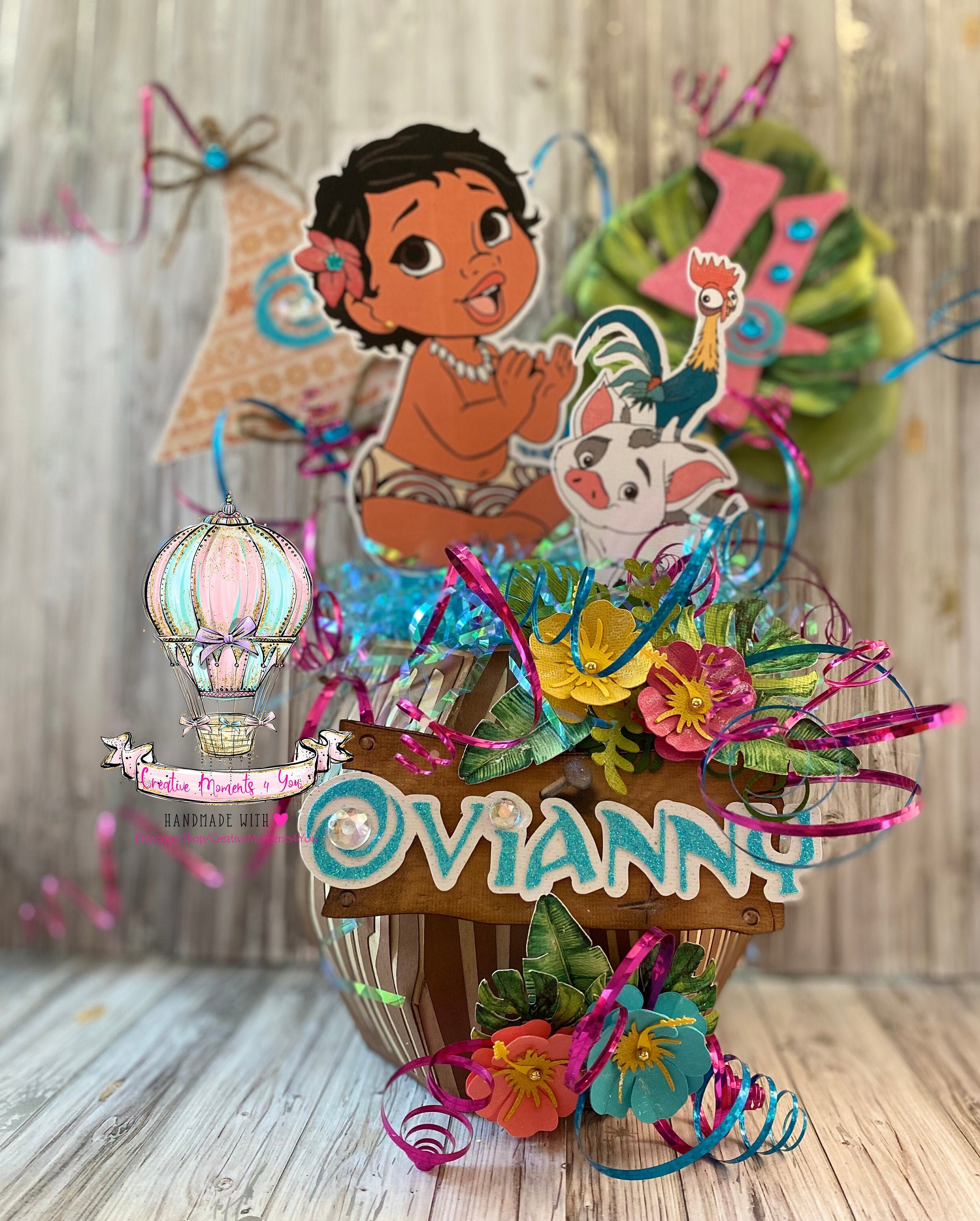 Moana Table Decor - Etsy
