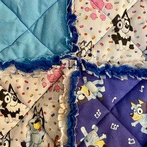 Bluey Quilted Throw - Etsy