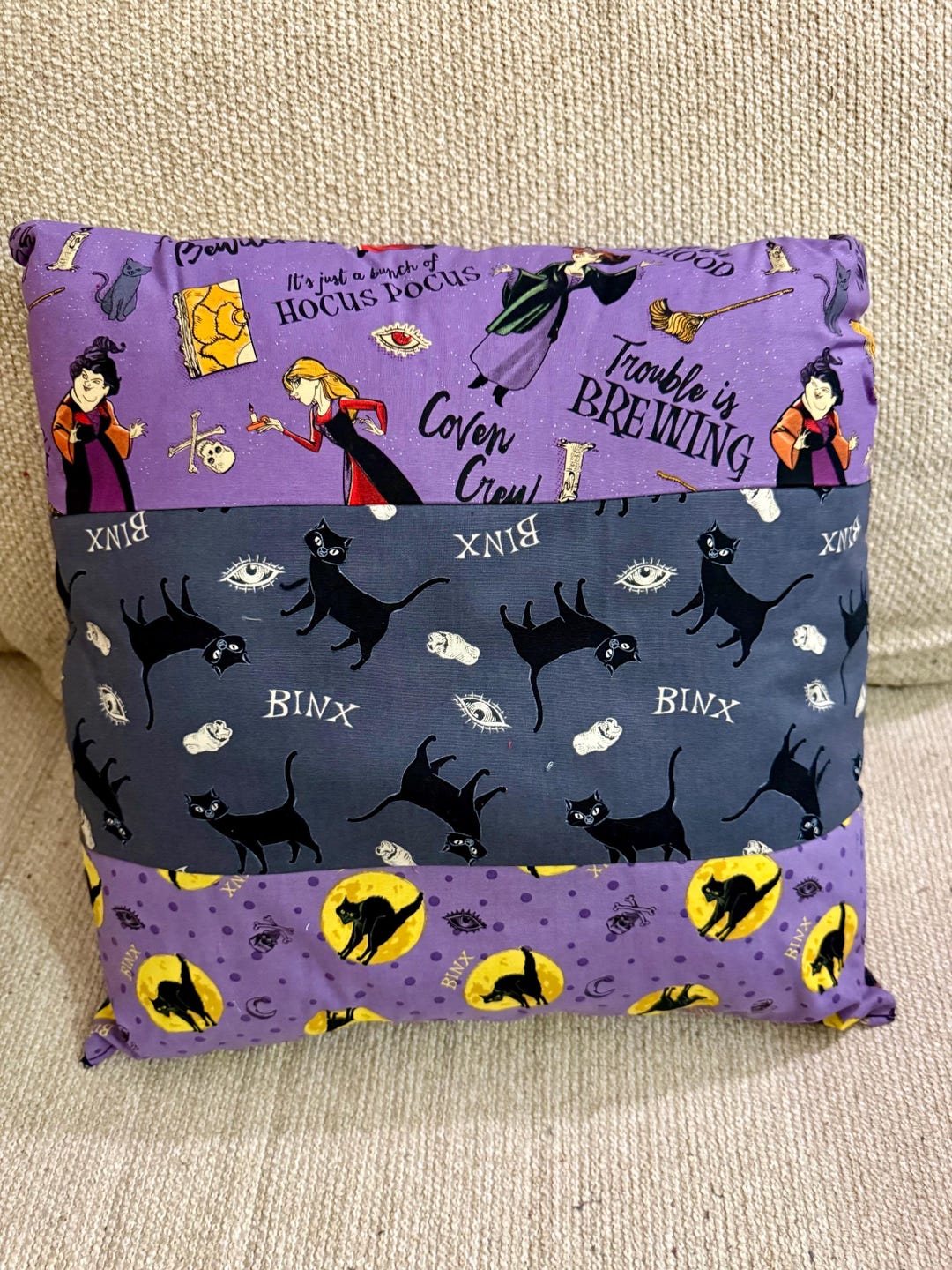 Double Sided Hocus Pocus Deco Pillow - Etsy