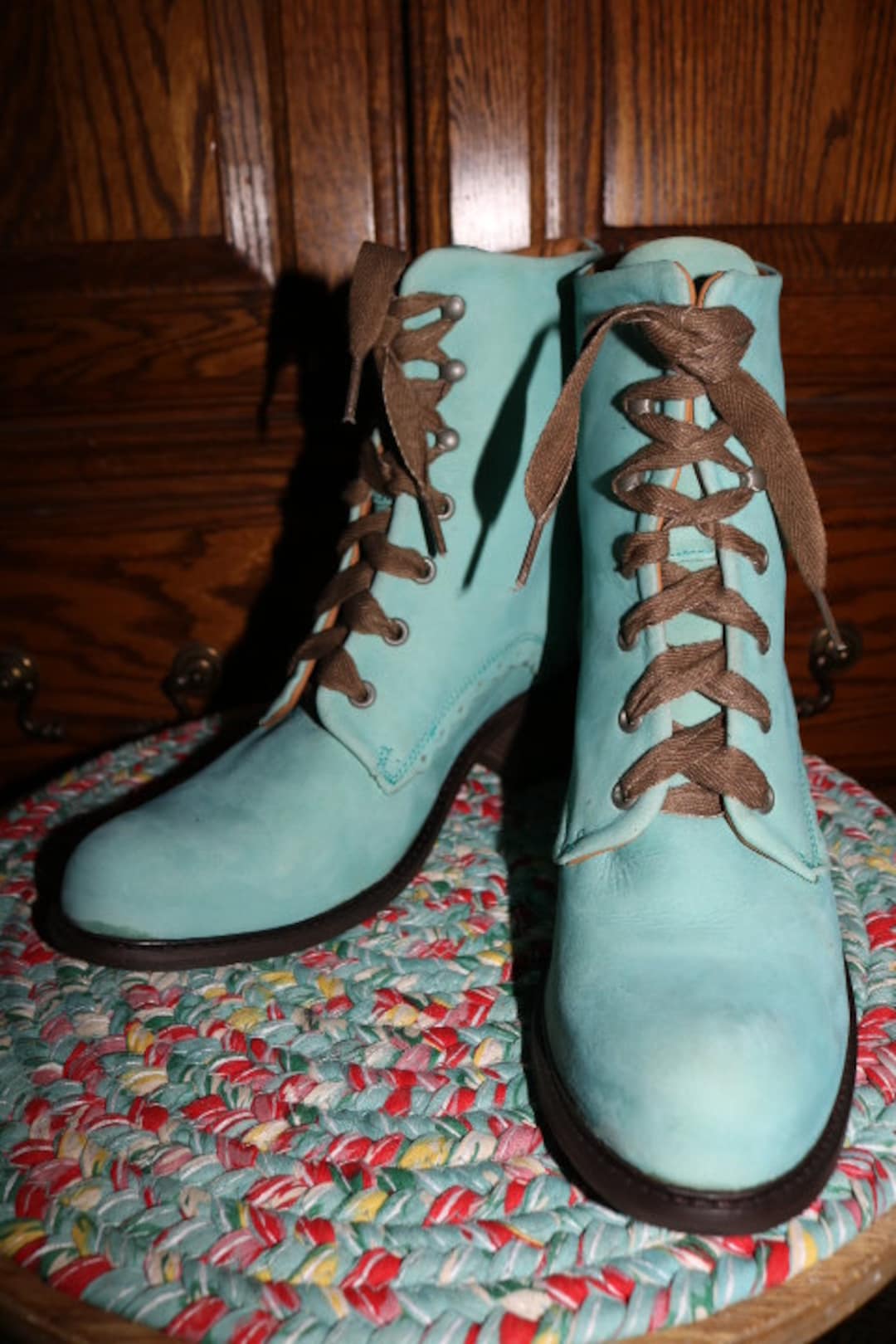 Fluevog ~ Boots ~ Turquoise ~ Mint ~ NIB ~ Women's Size 12 M - Etsy