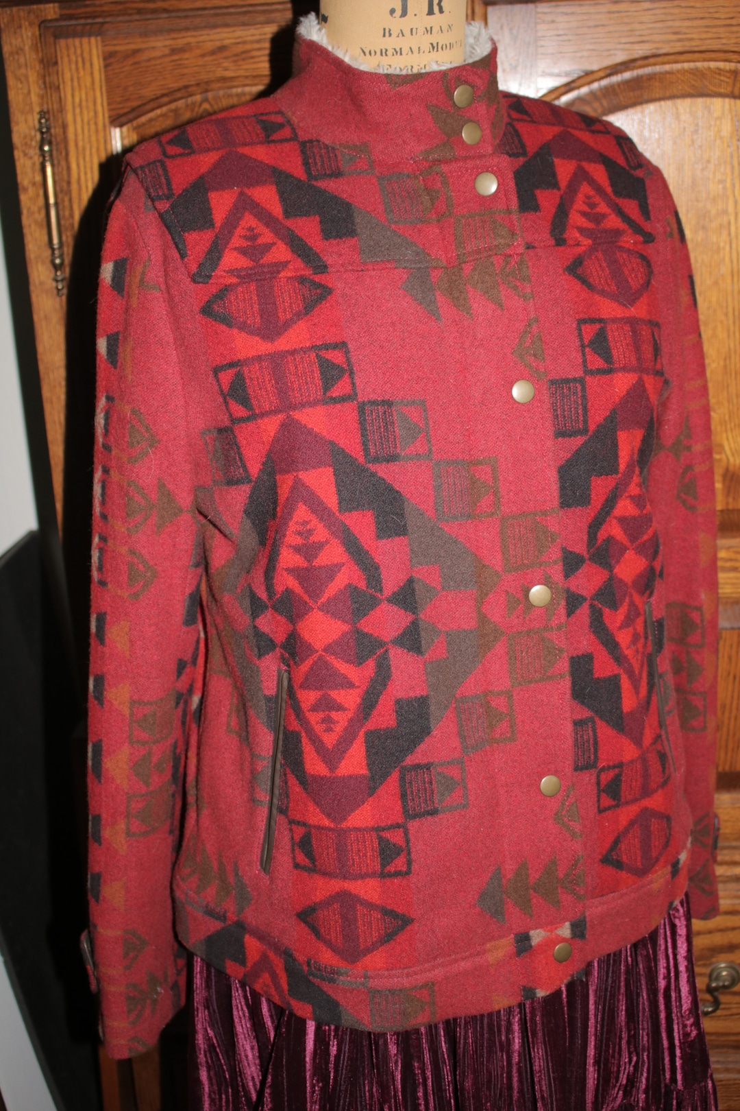 Pendleton ~ Jacket ~ Wool ~ Vintage ~ Mint ~ Women's Size L - Etsy