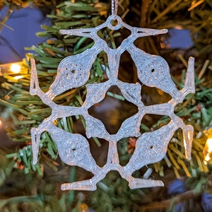 Tie Fighters 3D Printed Snowflake Ornaments - Etsy