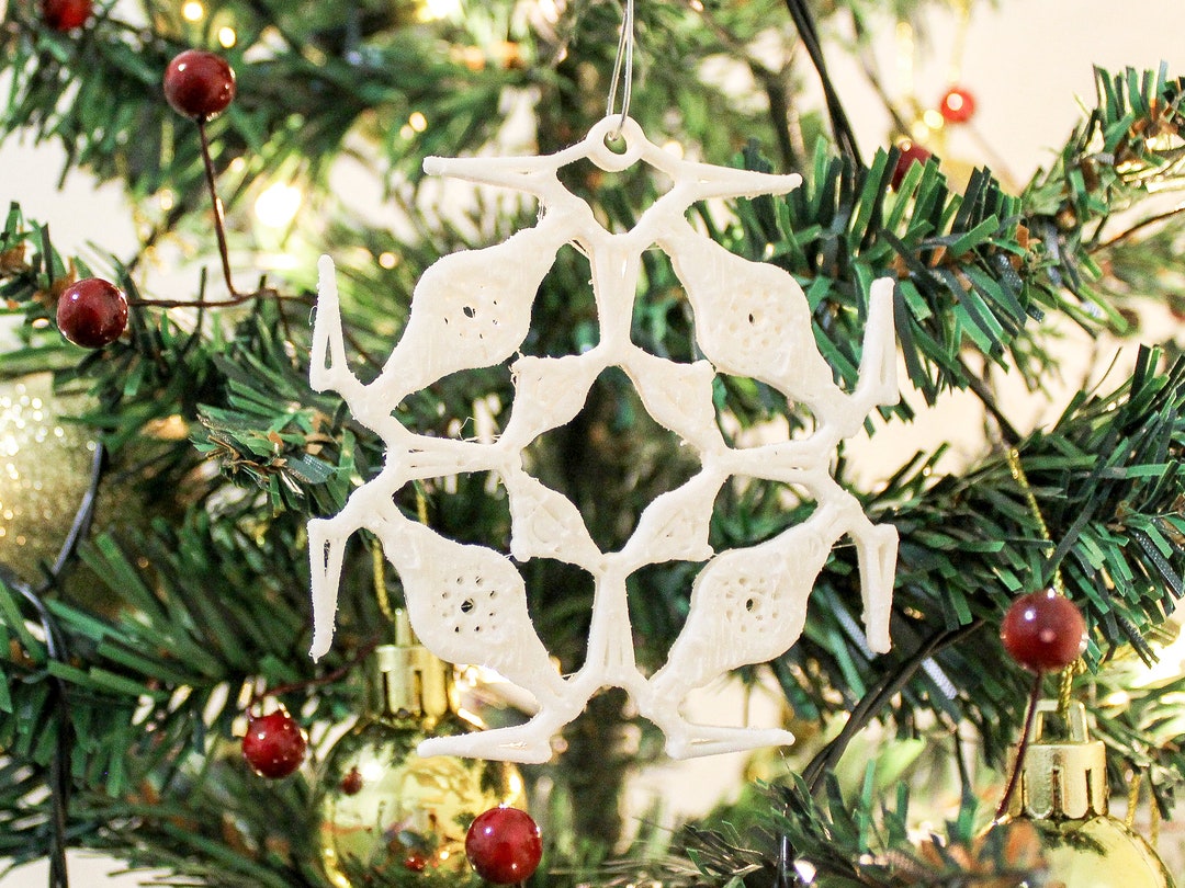 Tie Fighters - 3D Printed Snowflake Ornaments - Etsy