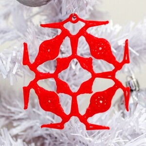 Tie Fighters - 3D Printed Snowflake Ornaments - Etsy