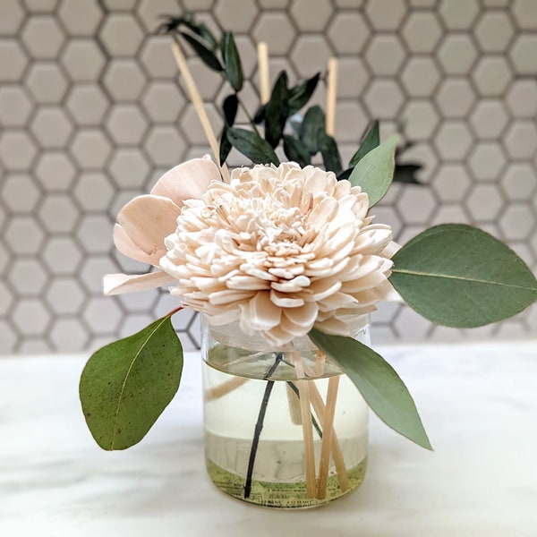 Wood Flower Diffuser - Etsy