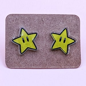 Cute Mario Bros Stud Earrings Multiple Styles - Etsy