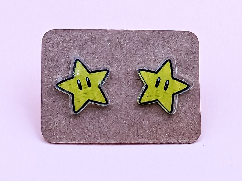 Cute Mario Bros Stud Earrings Multiple Styles - Etsy