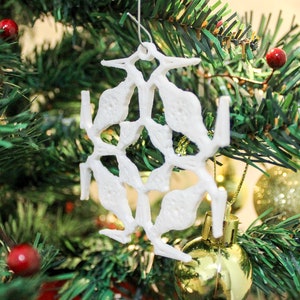Tie Fighters - 3D Printed Snowflake Ornaments - Etsy