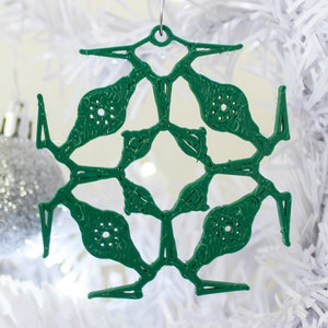 Tie Fighters 3D Printed Snowflake Ornaments - Etsy