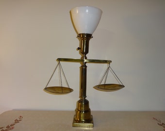 Scales Justice Lamp - Etsy