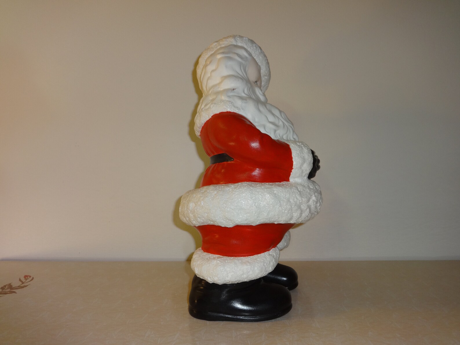 Vintage Atlantic Molds Standing Winking Santa Claus Ceramic Figurine - Etsy