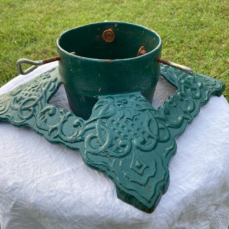 Cast Iron Tree Stand - Etsy