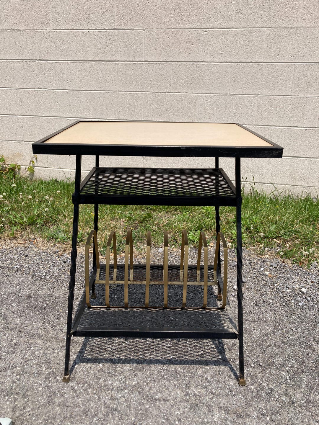 Vintage Mid Century Record Player Table Stand - Etsy