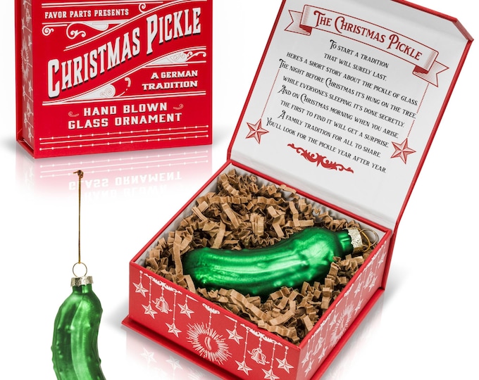 Christmas Pickle Ornament – Wooden Holiday Keepsake - Etsy
