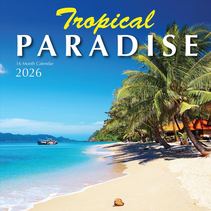 Large Wall Calendar Beach - Etsy