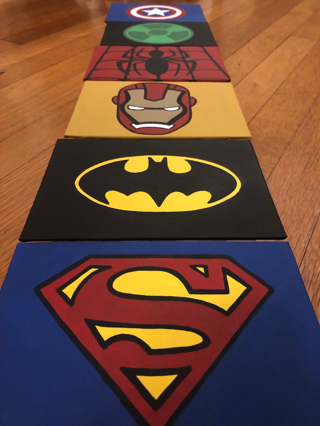 Superhero Canvas -- *NEW OPTIONS* Custom and Handmade, Super Hero Wall ...