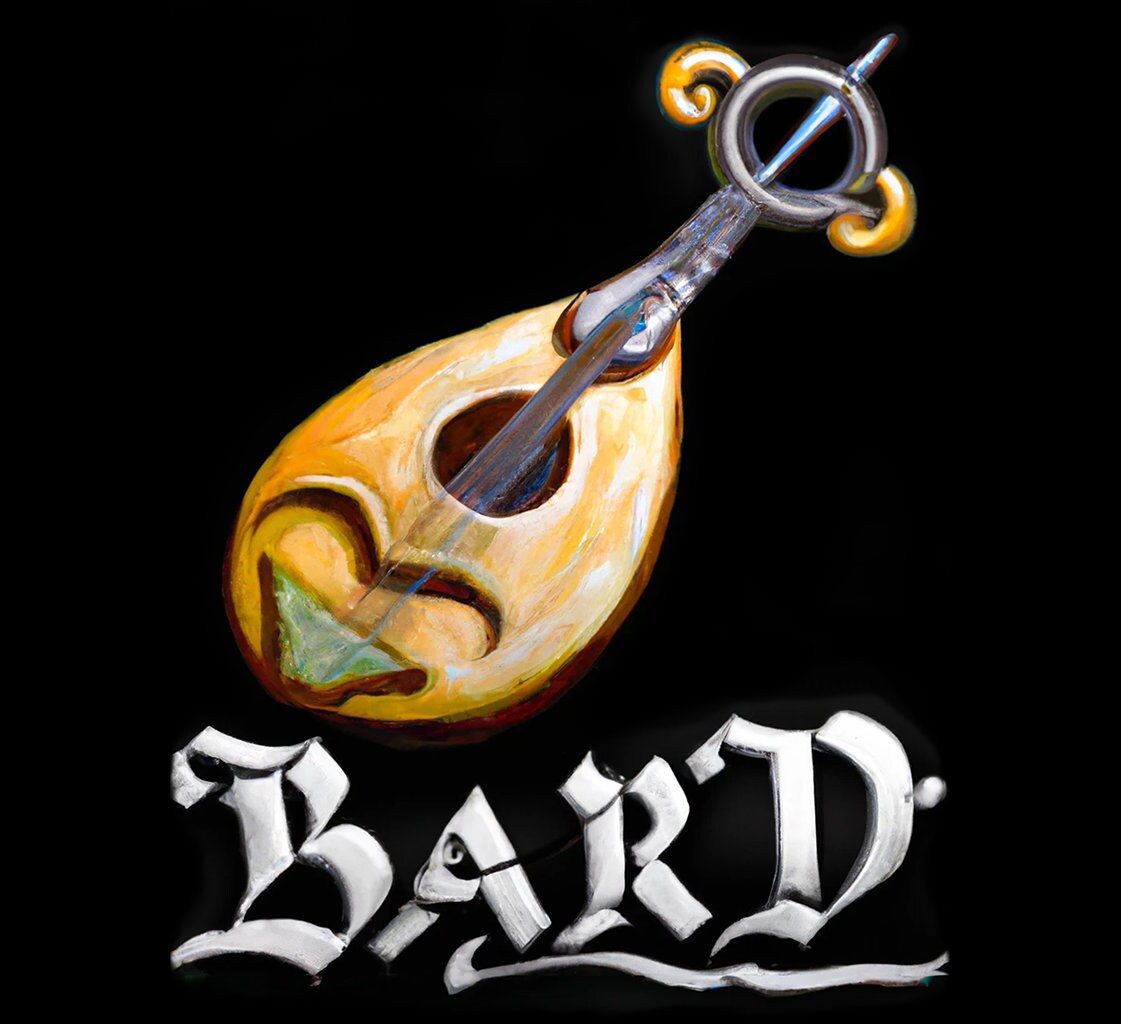 Dnd Bard Shirt | Dungeons and Dragons Class AI Painted Design T-shirt ...