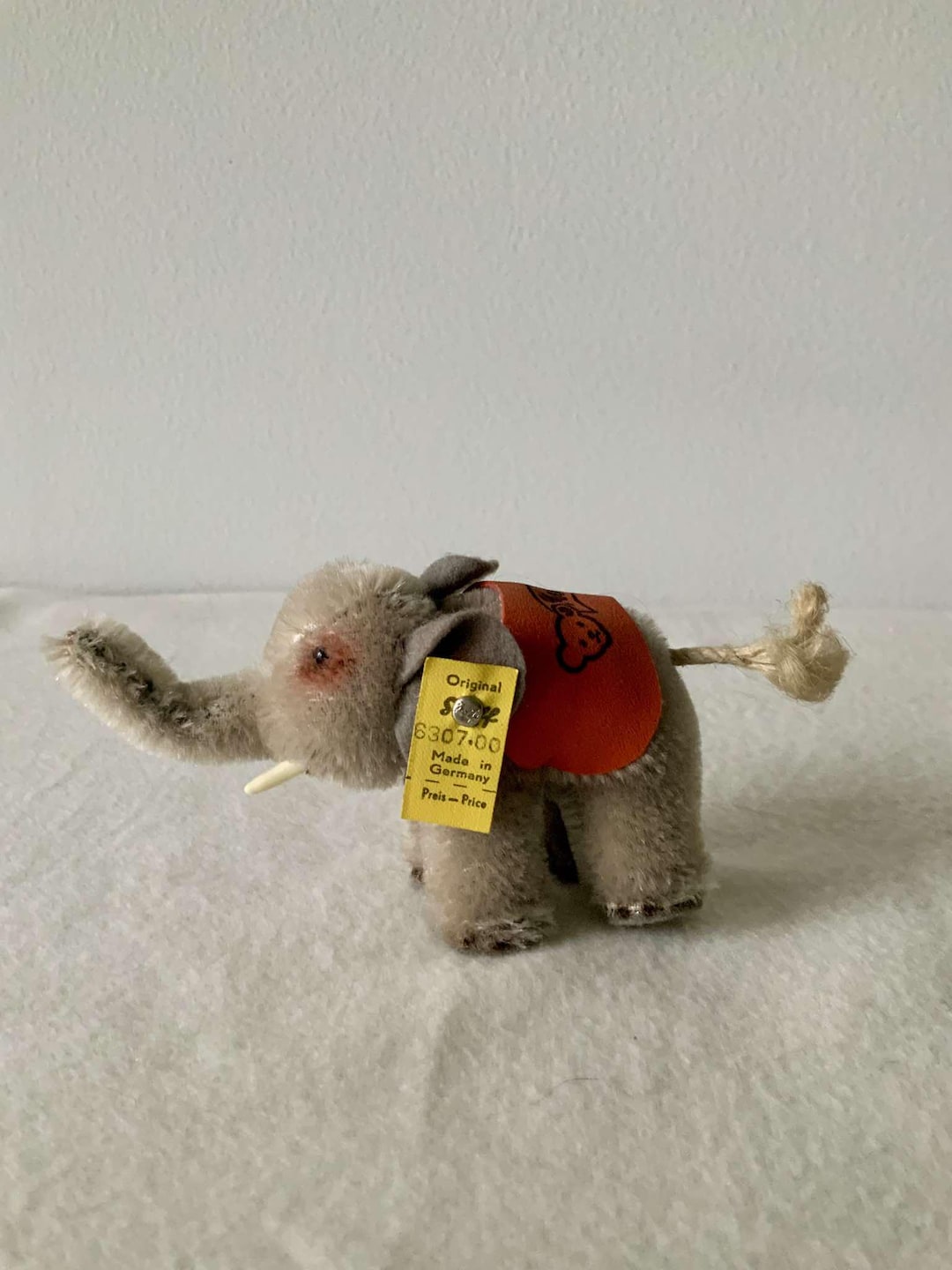 Vintage Steiff Elephant - Etsy