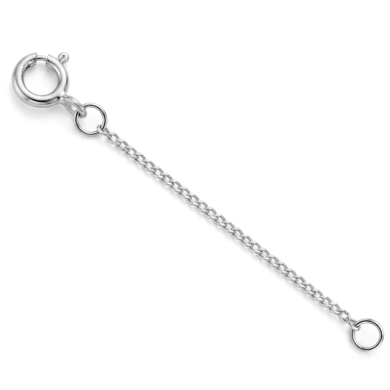 White Gold Flat Chain Women - Etsy