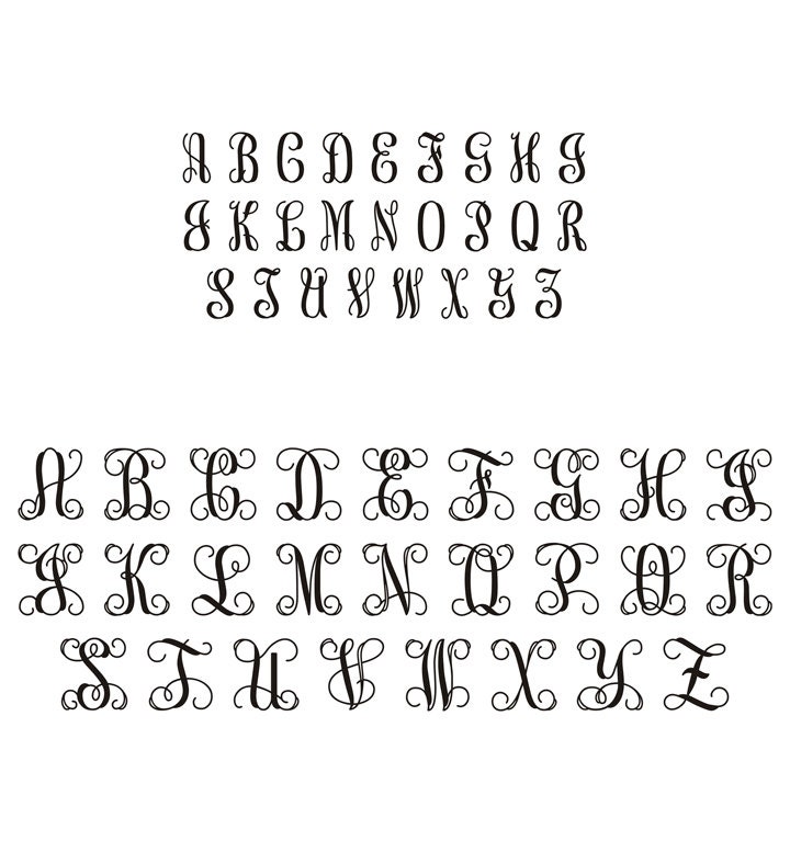 Custom Made 3 Initials Round Disc Monogram Necklace in 14k | Etsy