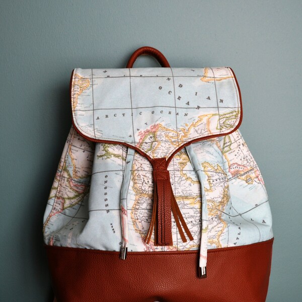 Leather School Backpack Pattern - Etsy