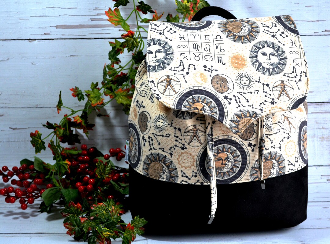 Horoscope Backbag, Astrolory Bag, Zodiac Backpack, Celestial Backbag ...