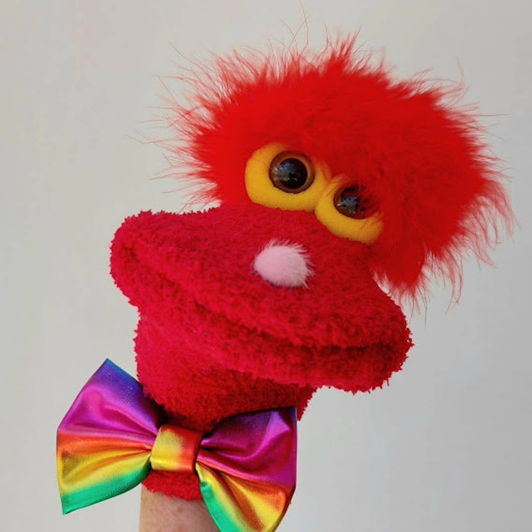 Red Boy Sock Puppet, Unique Hand Puppets, for Kindergarten Fun, Best ...