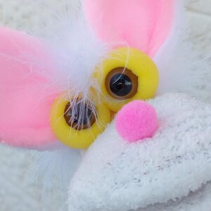 White Rabbit Puppet, Baby Birthday Gift, Soft Toy, Forest Animals ...