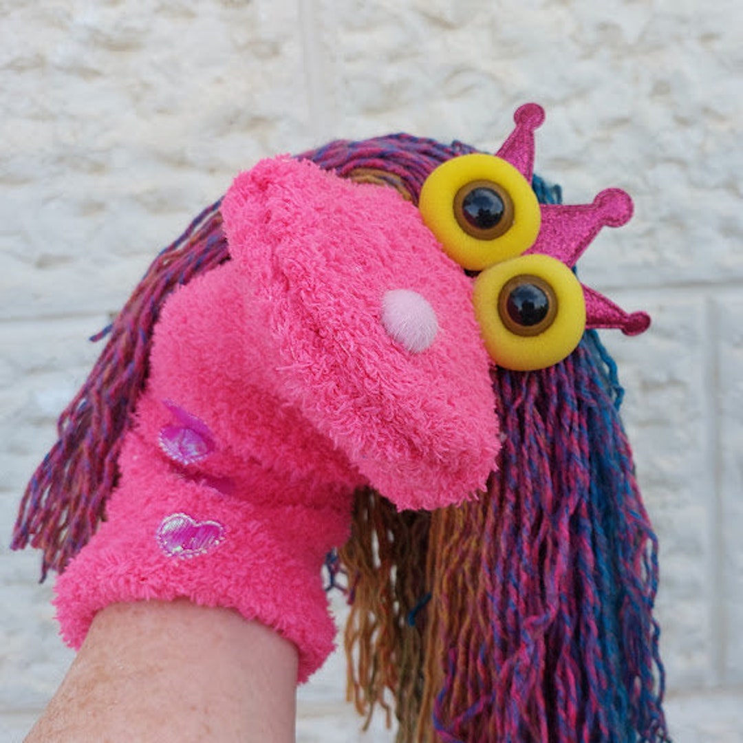 Cute Princess Girl Sock Puppet Educational Hand Puppet - Etsy
