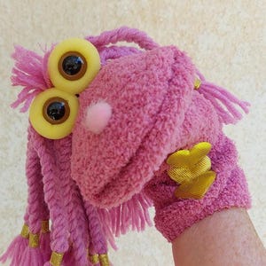 Rasta Hair Sock Puppet Girl, Hand Puppet Gift for Toddlers, - Etsy