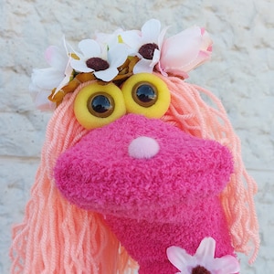 Birthday Girl Puppet With Glasses, Puppets Show, Gift for Toddlers ...