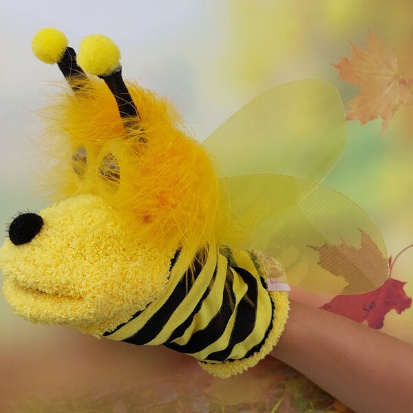 Bumble Bee Puppet - Etsy