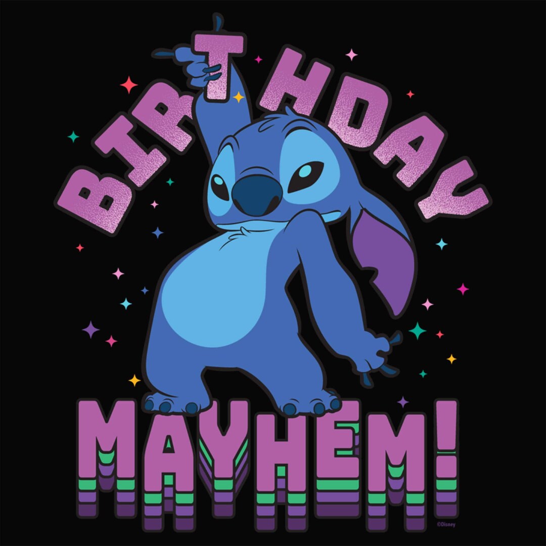 Stitch Party Hat PNG, Stitch Birthday, Friendly Stitch Png, Birthday ...