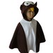Owl Brown Halloween Carnival Costume Cape for Toddlers - Etsy