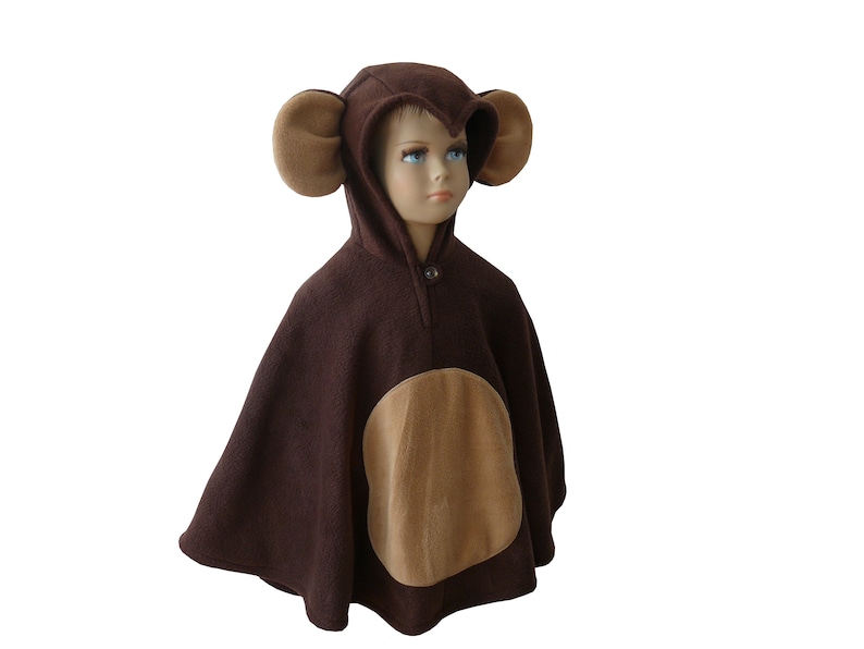 Monkey Costume Halloween Carnival Cape for Toddlers | Etsy