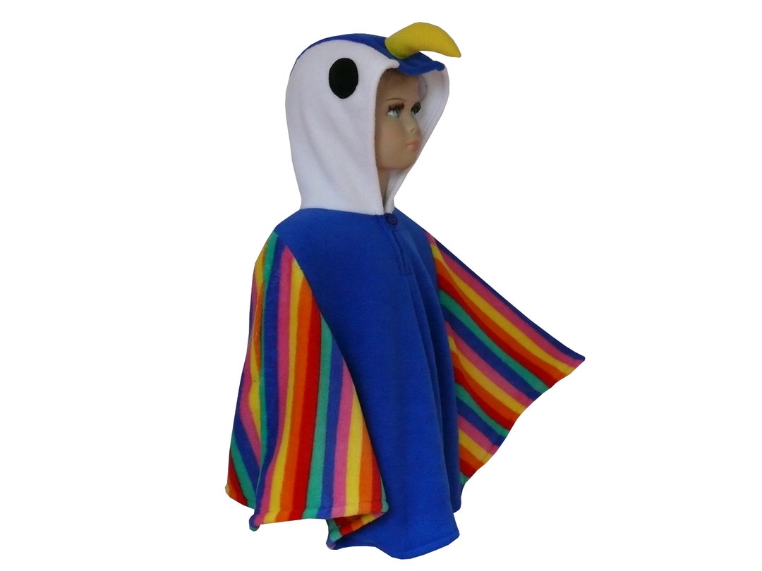 Parrot Bird Halloween Carnival Costume Cape Poncho for Toddlers - Etsy