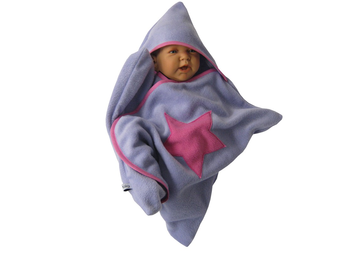 Star Fleece Baby Wrap Sleeping Bag Sleepsack Swaddle Blanket Footmuff ...