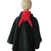 Devil Halloween Carnival Costume Cape for Toddlers Black Red - Etsy