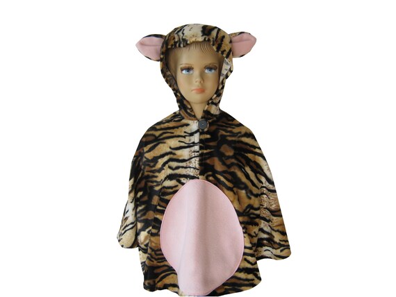 Tiger halloween / carnival costume cape for toddlers | Etsy