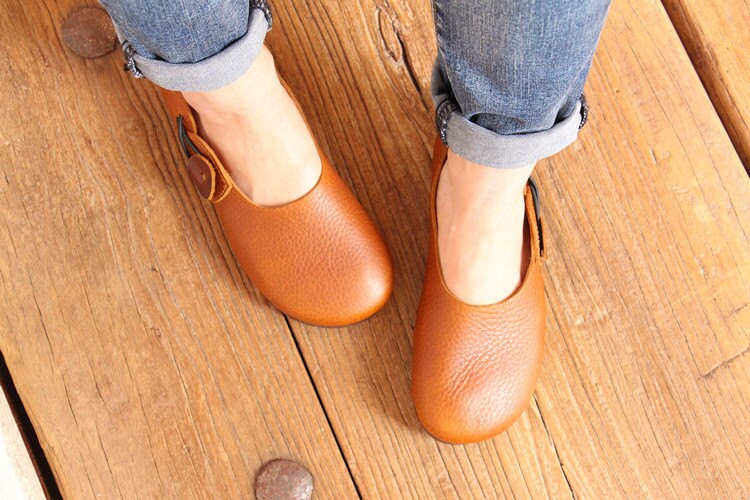 Handmade Soft Shoes for Womenoxford Light Brown Tan Shoes - Etsy