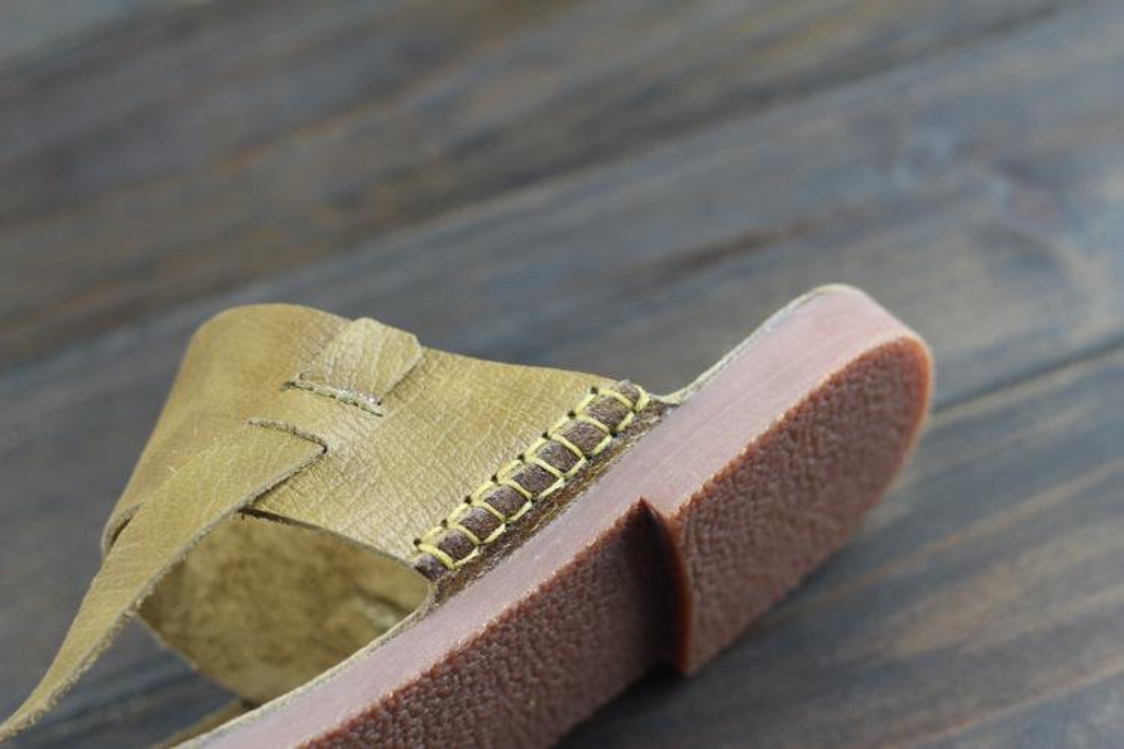 Handmade Simple Sandals for Women Summer Shoes Leather Strap | Etsy