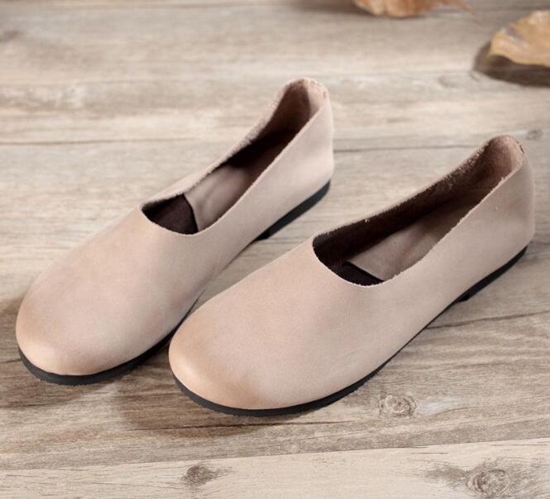 NEW SHOES Handmade Soft Shoes,oxford Women Shoes, Flat Shoes, Retro ...